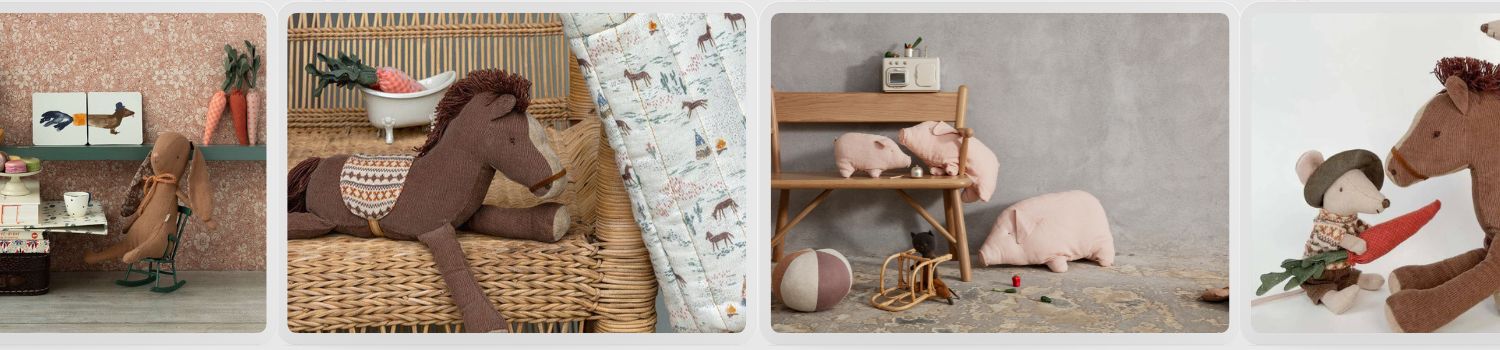 Maileg Farm & Forest Animals – Handcrafted Countryside Soft Toys ...