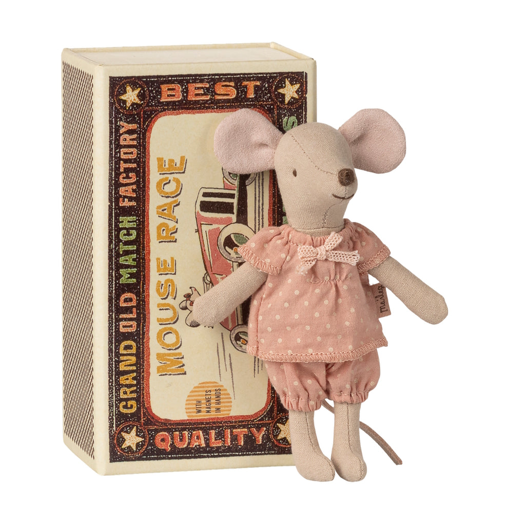 Maileg Big Sister Mouse in Matchbox – Classic Mouse Toy with Bed ...