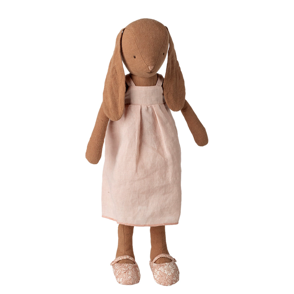Maileg Bunny Size 3 Chocolate Brown Dress and Shoes | Soft Toy ...