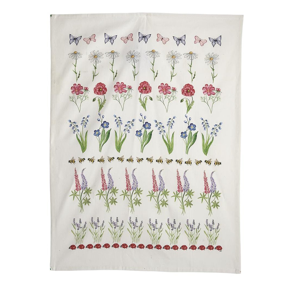 Naasgransgarden Summer Recycled Cotton Tea Towel | Nordic Kitchen ...