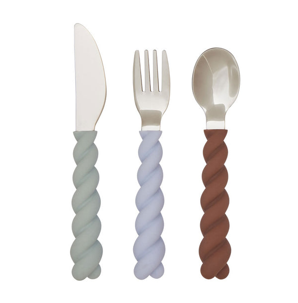 OYOY - Wholesale - Mellow Cutlery Set blue – Wholesale Nordic Fusion